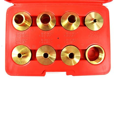 Big Horn Brass Router Template Guide Bushing 9pc Set 19604 Acme Tools