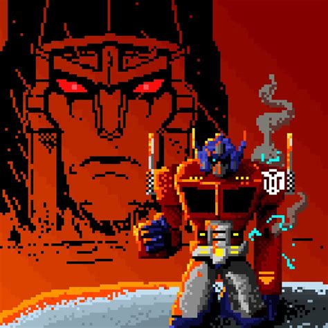 Minecraft Pixel Art Transformers