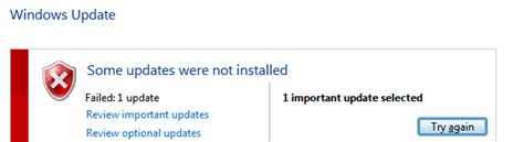 Win7 Corriger Une Erreur Windows Update Failed