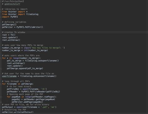 Pdf Merge With Gui V2 Python Geektechstuff