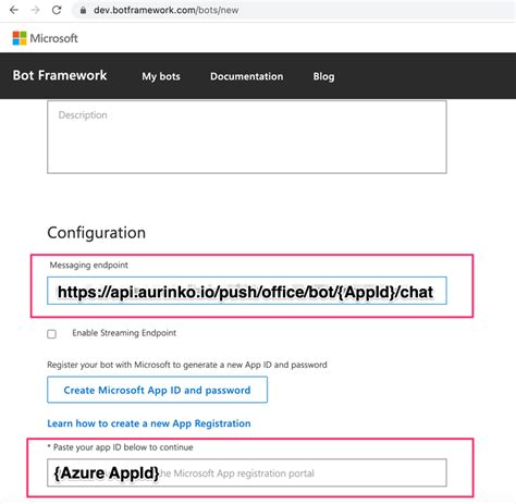Microsoft Teams Bot Setup Aurinko