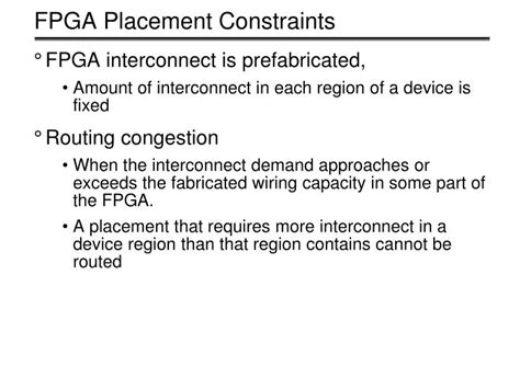 Ppt Ece 506 Reconfigurable Computing Lecture 7 Fpga Placement