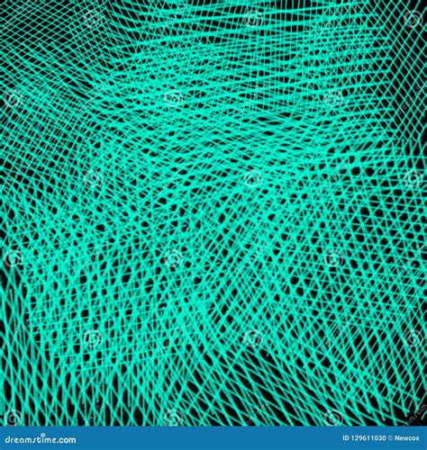 Colorful Fiber Net Background Stock Illustration Illustration Of