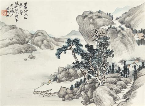 吴湖帆 1914年作 观瀑图 北京翰海 翰海四季第85期拍卖会 北京翰海 拍品价格 图片 拍卖专场 拍卖会预展 拍卖会结果 卓克拍卖频道