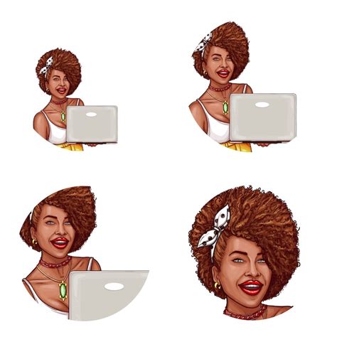 6 페이지 흑인 일러스트 이미지 Freepik에서 무료 다운로드