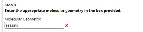 Solved Predict The Molecular Geometry Of This
