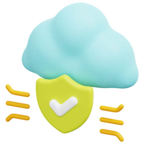 Cloud Shield Protection Cyber Digital Security Secure 3d Illustration Download On Iconfinder
