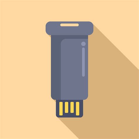 Usb Flash Memory Icon Flat Vector Machine Micro Size 41273748 Vector Art At Vecteezy