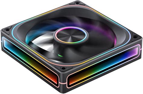 JONSBO ZA B PC Case Fan Silent Computer Fan With Sides Infinity Mirror Fan RPM Pin