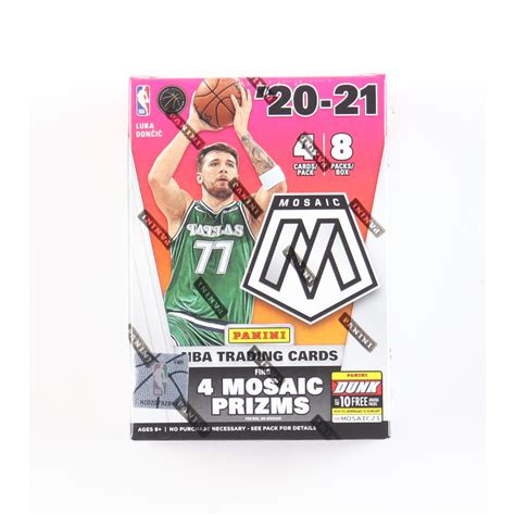 2020 21 Panini Mosaic Basketball Blaster Box With 8 Packs Pristine