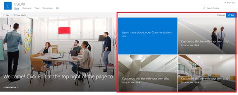 modern sharepoint site online hero webpart title text cut off