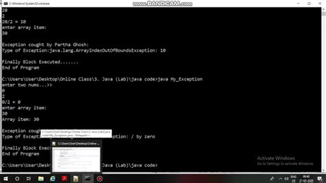 Nested Try Catch In Java Youtube