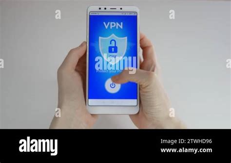 VPN Virtual Private Network Turning On VPN On The Smartphone Data Encryption IP Substitute