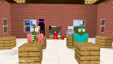 انیمیشن ماینکرافت مدرسه هیولا ها این قسمت امانگ اس