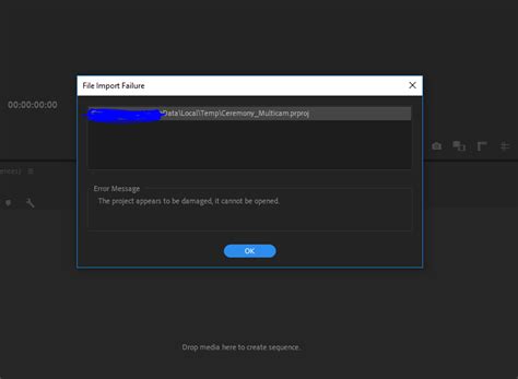 Xml Will Not Import Into Premiere Pro Adobe Product Community 9762567