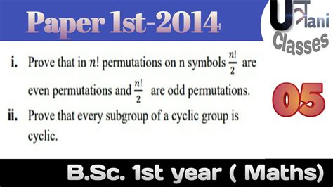 Even And Odd Permutation Theorem Cyclic Group Theorems Even Permutation Odd Permutation Cyclic