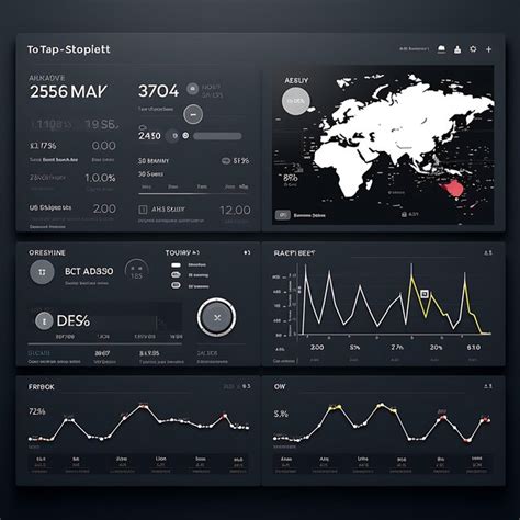 Premium Ai Image Web Dashboard Business Intelligence Data Visualization Kpi Tracking And Tr