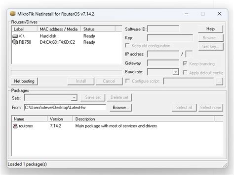 Netinstall Help Lost At Final Step Cant Select Package General