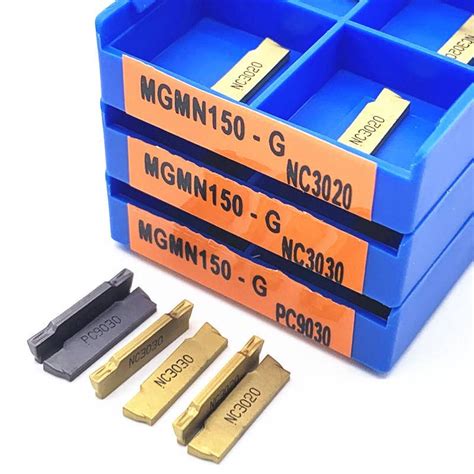 เม็ดมีดคาร์ไบด์ MGMN150 G MGMN200 G MGMN300 M MGMN400 M NC3020 NC3030 ...