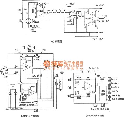 Distance Isolation Temperature Analog Circuit Diagram Temperature Control Control Circuit