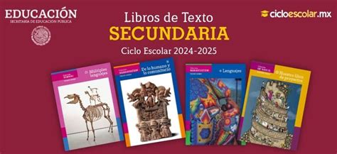 Libros De Texto Secundaria Segundo Grado 2024 2025 Ciclo Escolar