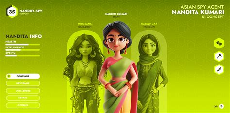 Spy Agent Game Ui Behance