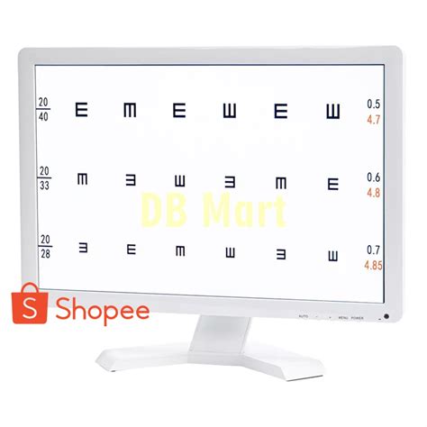 Jual Snellen Chart Optotype Tes Buta Warna Dan Tes Visus Mata Acuity