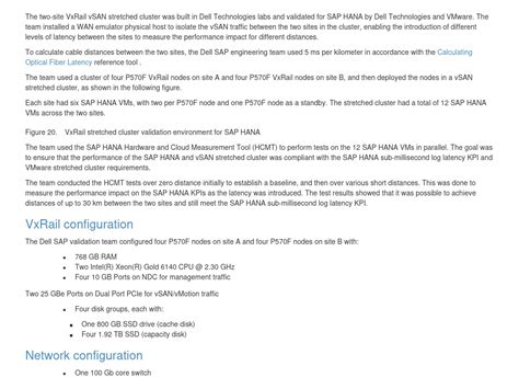 Appendix B Vxrail Stretched Cluster Validation Environment Dell Validated Design For Sap Hana