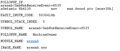 SMBv3 Null Pointer Dereference Vulnerability CVE 2018 0833