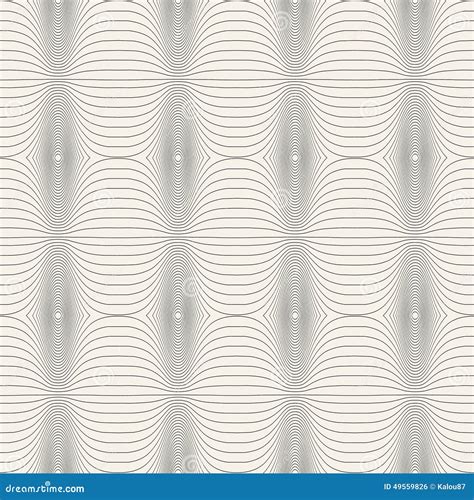 Abstract Wave Seamless Pattern Stock Vector Illustration Of Ethnic