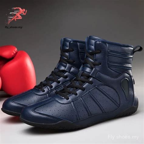 Professional Wrestling Shoes For Men Women Black White Boxing Shoes