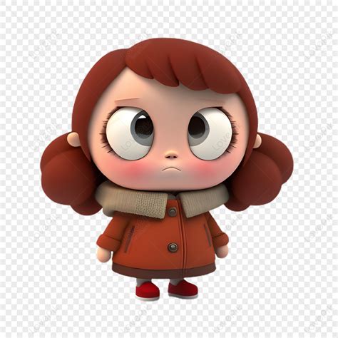 어린 소녀의 귀여운 만화 그림귀엽다이모티콘여학생 Png 일러스트 무료 다운로드 Lovepik