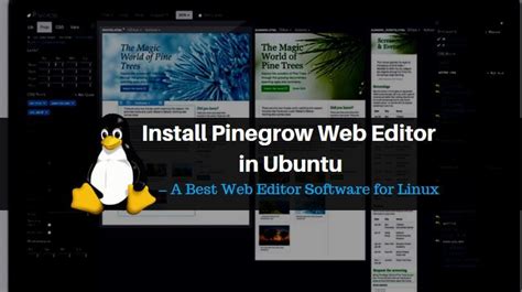 Install Pinegrow Web Editor In Ubuntu Best Web Editor App For Linux