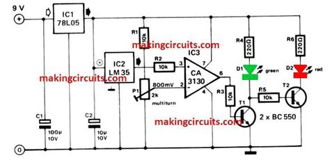 Coffee Temperature Indicator Circuit Coffee Temperature Indicator Circuit