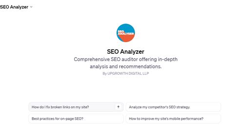 Free Seo Analyzer Optimize Your Website For Success With Upgrowth