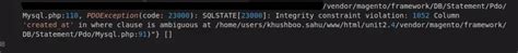 Fixed Sqlstate 23000 Integrity Constraint Violation 1052 Webkul Blog