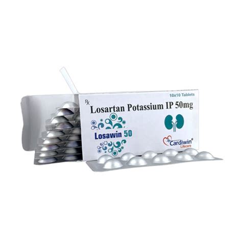 Losartan Potassium I P 50mg Tablet Mcbrex Lifesciences