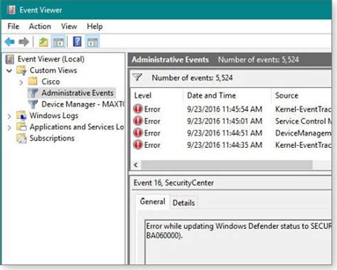 A Review Of The Windows Event Viewer AskWoody
