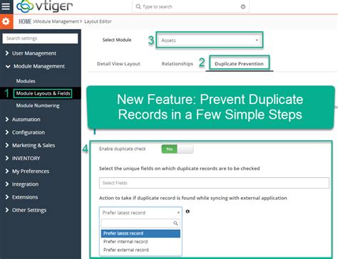 Vtiger News 71 Feature Duplicate Record Prevention Boru Inc