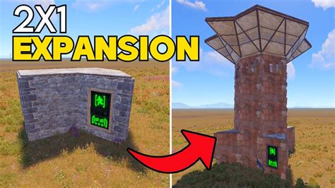 The Best 2x1 Expansion In Rust Solo Duo Budget Base Youtube