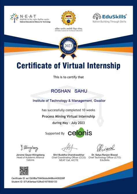Roshan Sahu On Linkedin Aicteinternship Eduskillsinternship Aicte