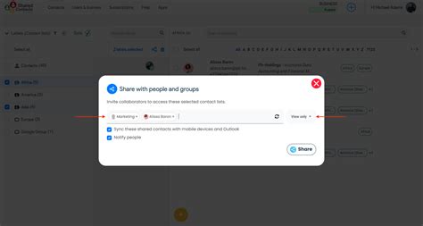 How To Share Labels In Google Contacts Shared Contacts For Gmail