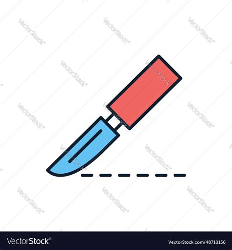 Scalpel Related Icon Royalty Free Vector Image