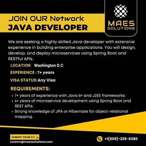 maes solutions on linkedin javadeveloper javajobs springboot microservices washingtondc…