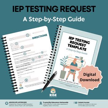 IEP Testing Step By Step Guide By Rise Educational Advocacy TPT
