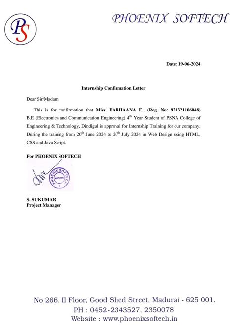 Farhaana E On Linkedin Internship Frontenddevelopment Html Css Javascript Careergrowth