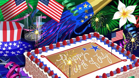 Vibrant 4th Of July Celebration Hd Wallpaper