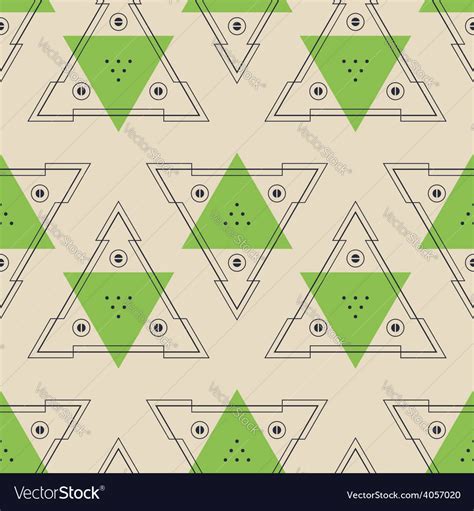 Abstract Background Geometric Seamless Pattern Vector Image