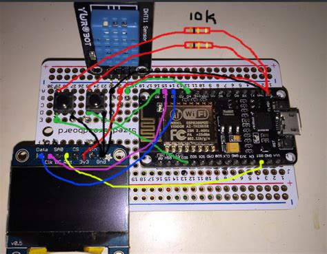 How To Refresh Adafruit 1306 Oled Properly When Displaying Dht11 Temp Data Programming