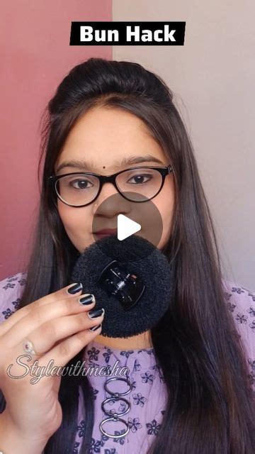 Stylewithmesha On Instagram Bun Hack🤍